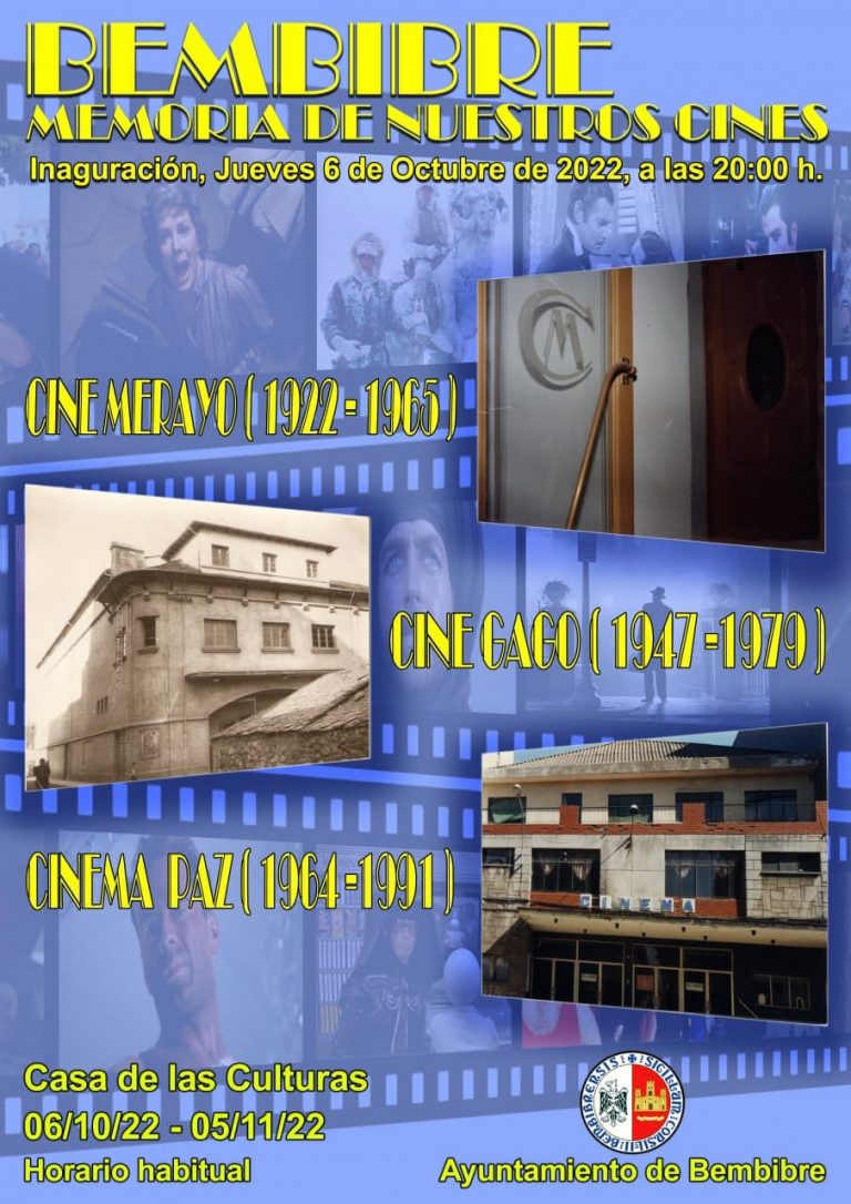 Este jueves se inaugura la exposición "Bembibre, memoria de nuestros cines"